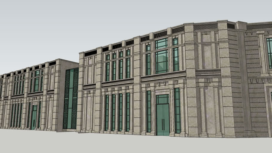 Post modern facade classical architecture | 3D Warehouse