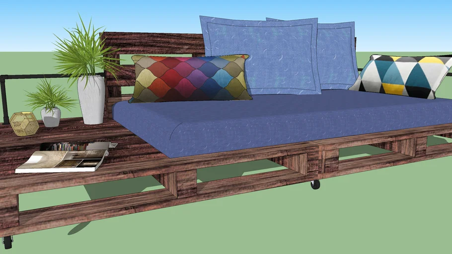 SOFA DE PALLET | 3D Warehouse