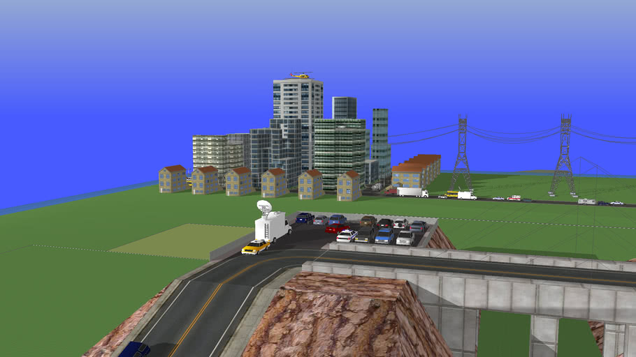 My Mini City on road | 3D Warehouse