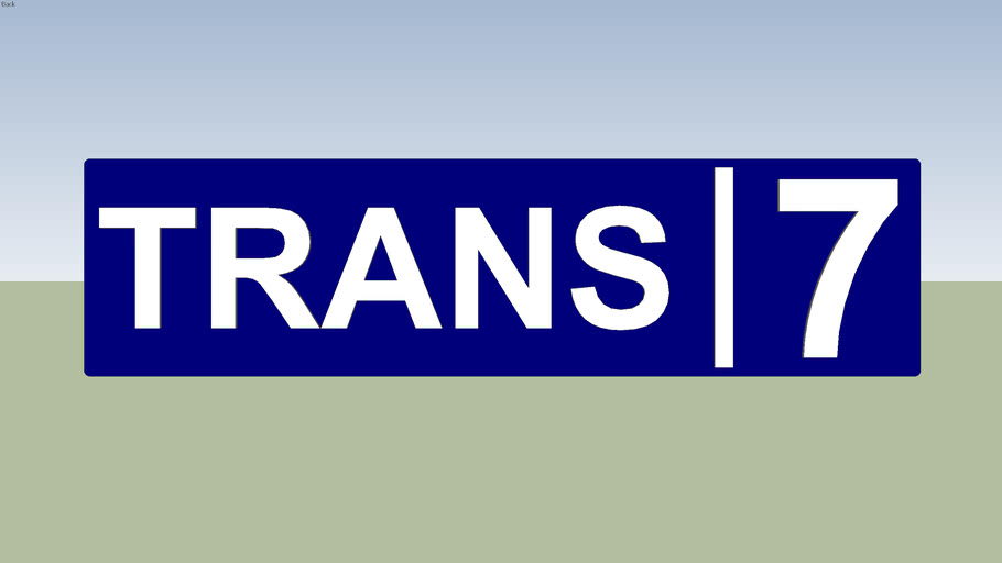 Trans 7 Logo | 3D Warehouse