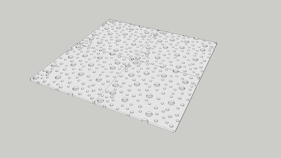 Aluminium Panel Decor | 3D Warehouse