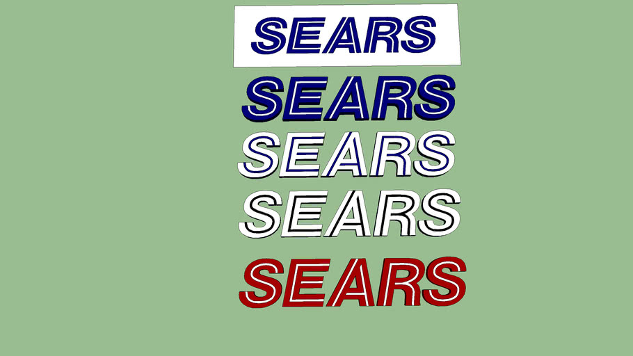 Sears logo signs (1994-2004) | 3D Warehouse
