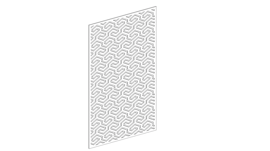 CNC PATTERN WALL 1.2x2.4 | 3D Warehouse