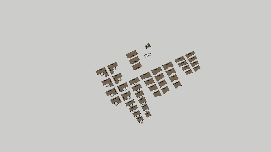 2D Office Furniture Blocks | 3D Warehouse