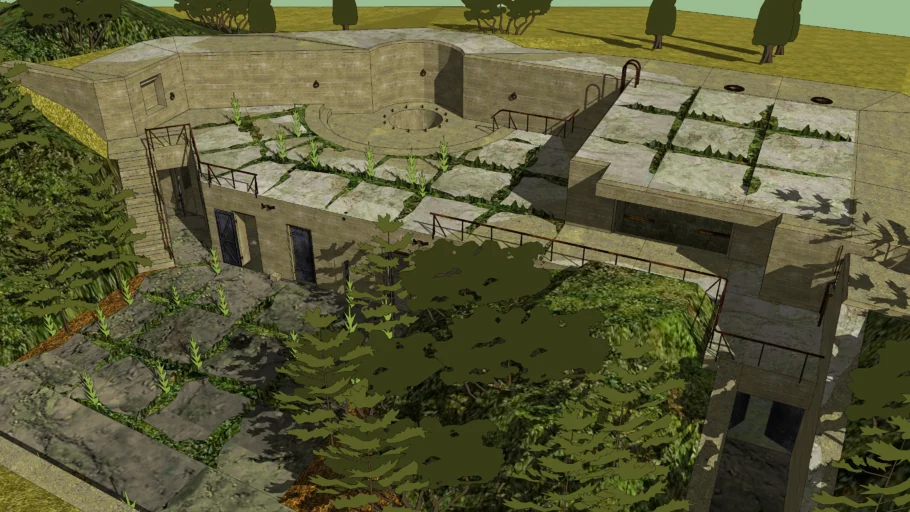 Coastal Fort Ruins | 3D Warehouse