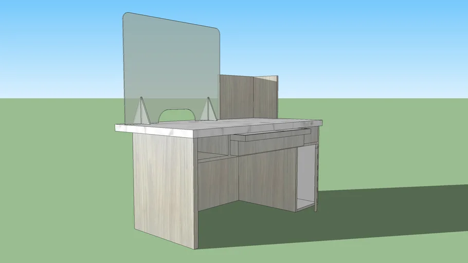 Meja CS PT Pegadaian | 3D Warehouse