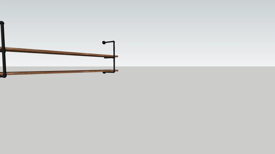 Industrial Wall Shelf | 3D Warehouse