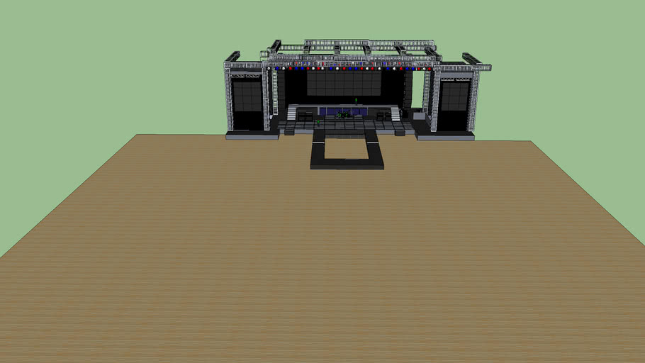 ROCK CONCERT STAGE | 3D Warehouse