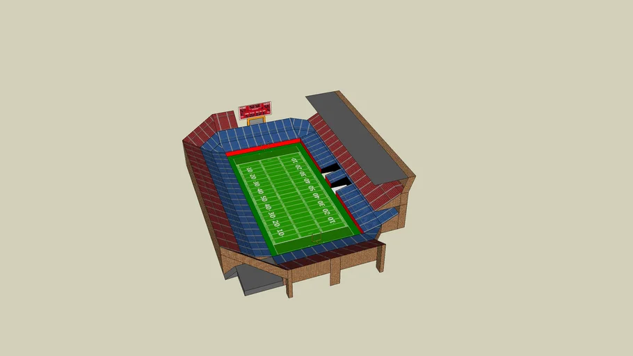 Football Field | 3D Warehouse