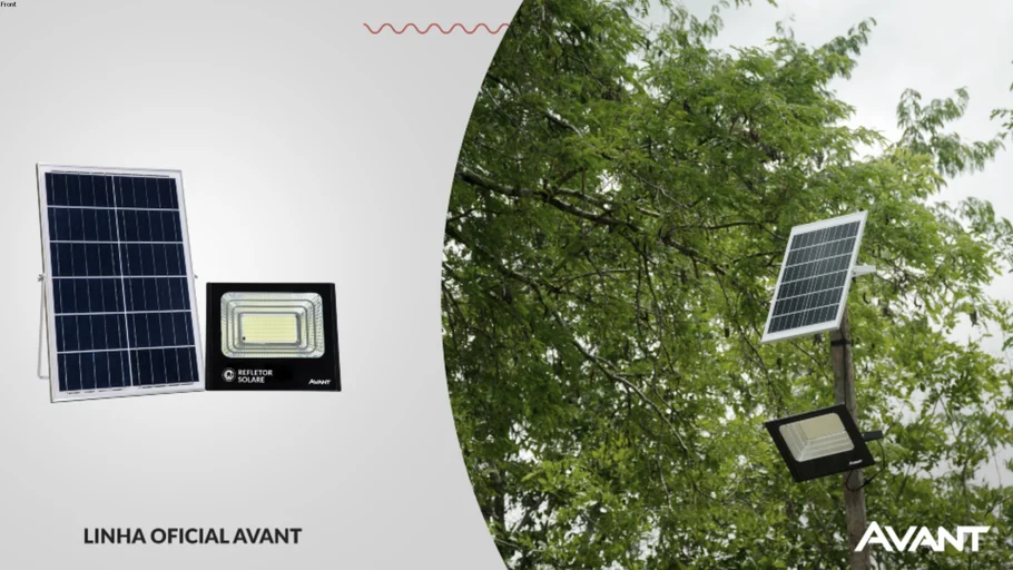 REFLETOR LED SOLARE 100W 6500K | 3D Warehouse