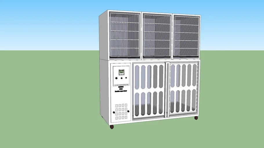 F500 Cage dryer with F520 cages | 3D Warehouse