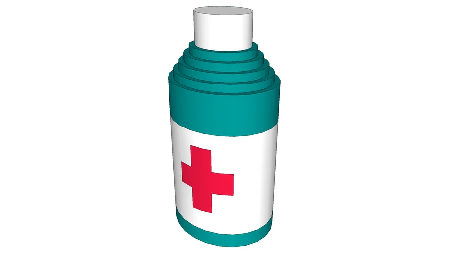 Health Bottle | 3D Warehouse