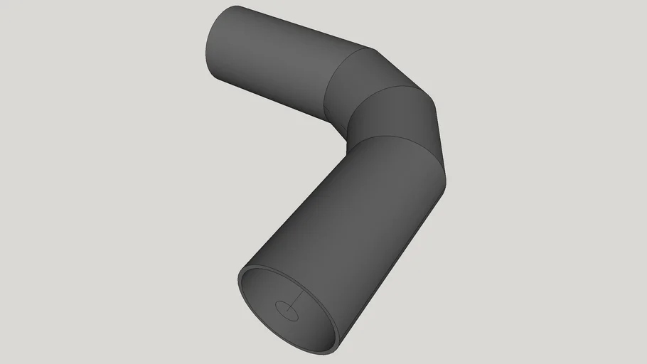 SDR 26_90° segmentsveiste PE-bend_225 | 3D Warehouse