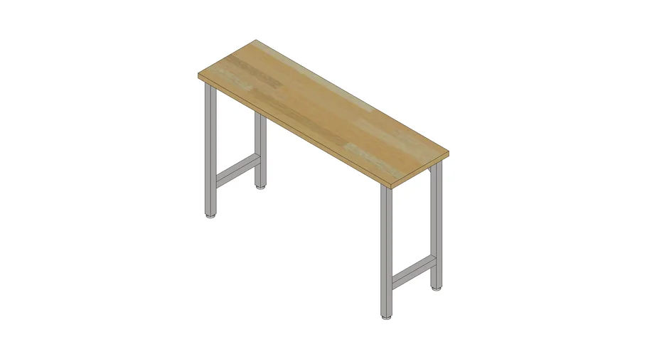 66-1/2' WIDE HARDWOOD MODULAR WORKBENCH | 3D Warehouse