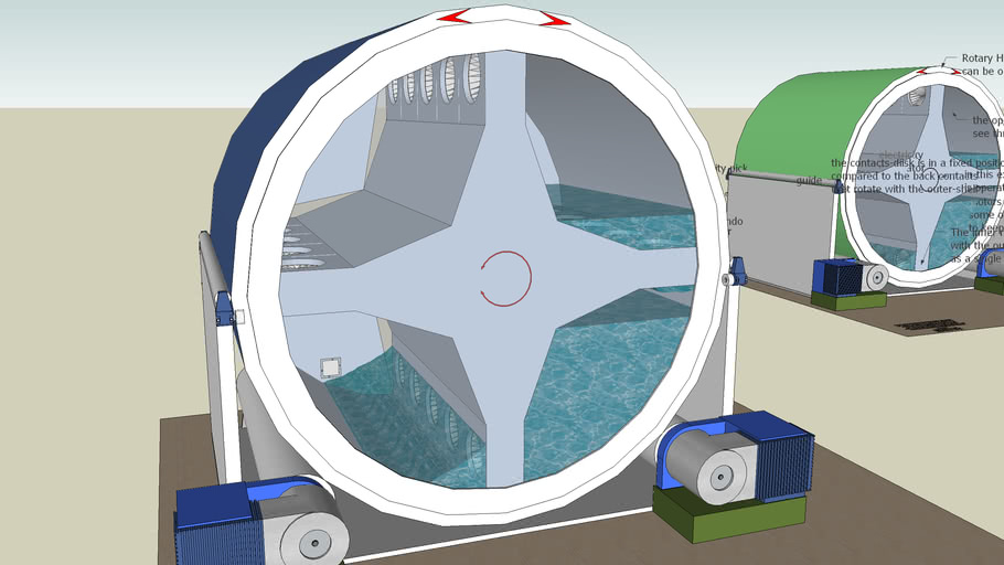 Rotary Hydro Electricity Generator | 3D Warehouse