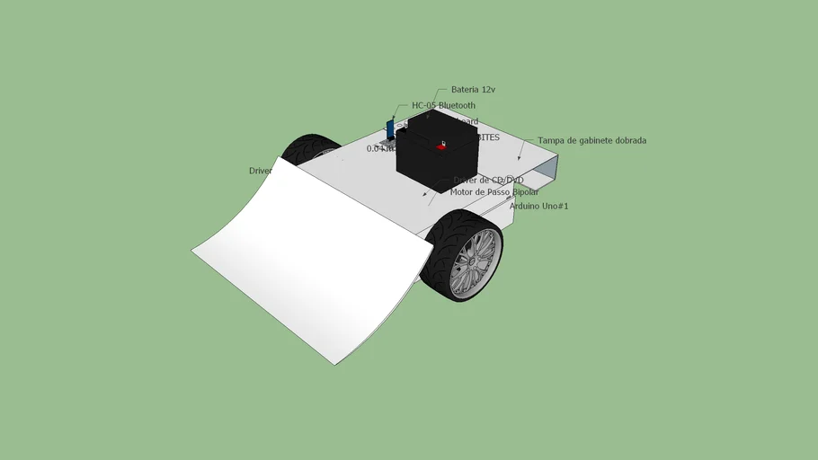Robô de sumô caseiro | 3D Warehouse