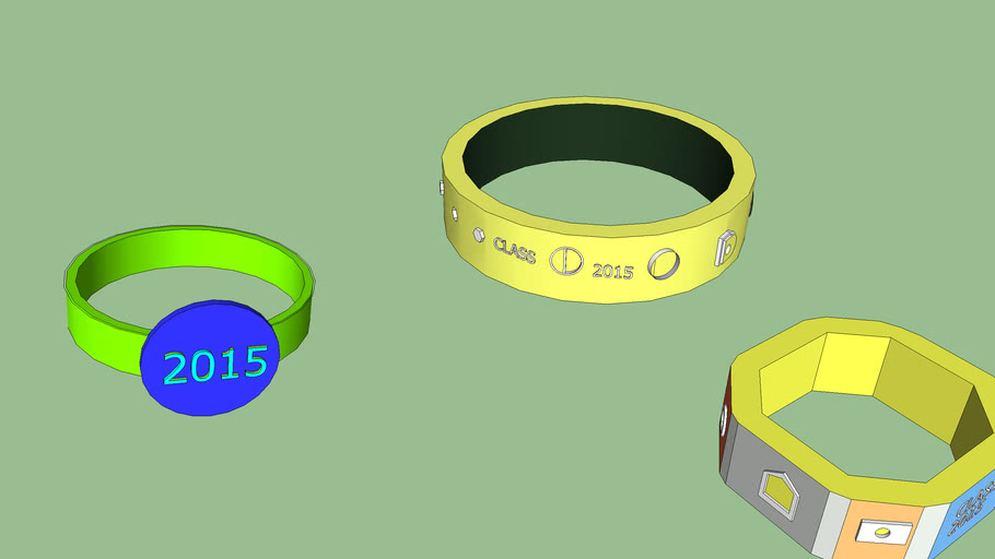 Class rings | 3D Warehouse
