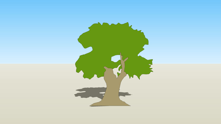 Olive tree (2D Face me) | 3D Warehouse