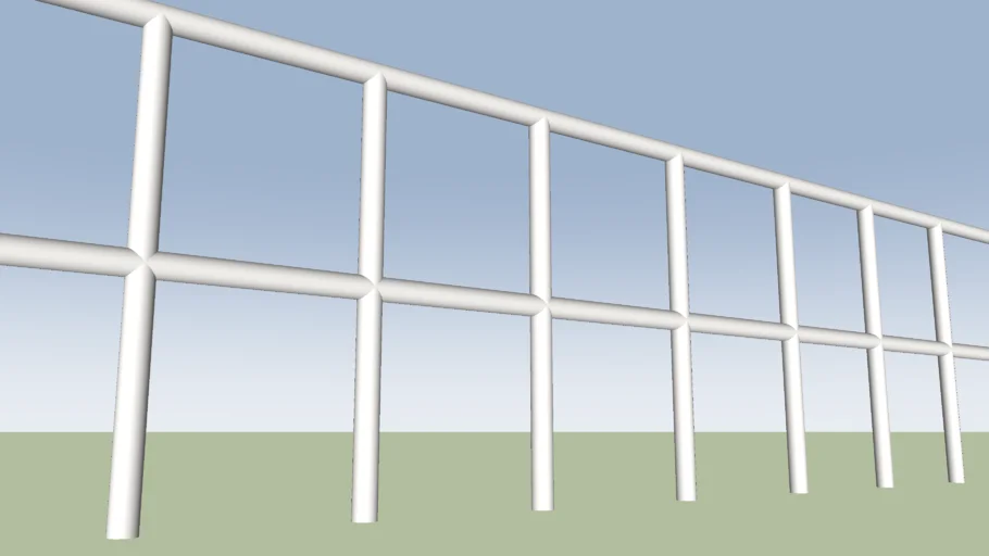 Steel Safety Railing | 3D Warehouse