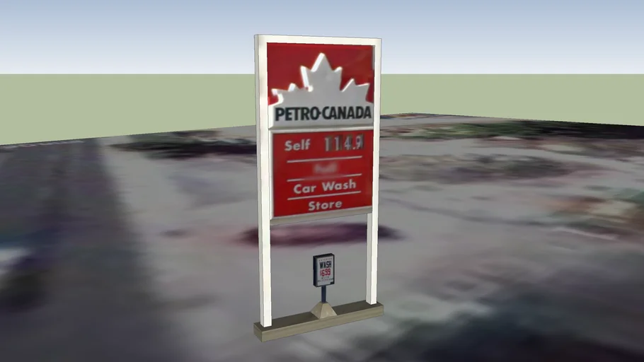 PETRO CANADA SIGN | 3D Warehouse