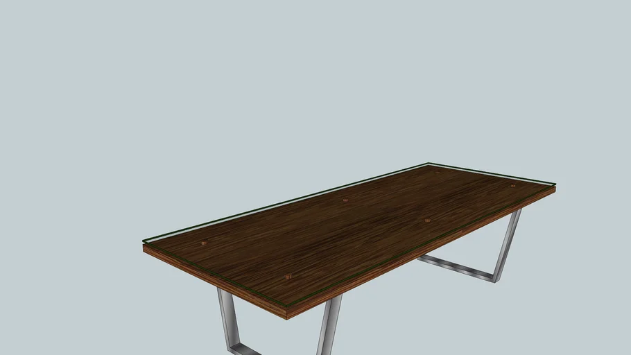 Mesa de jantar retangular | 3D Warehouse