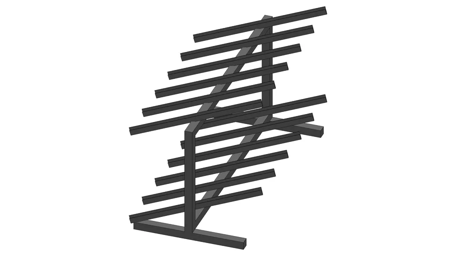 Double High Bike Rack | 3D Warehouse