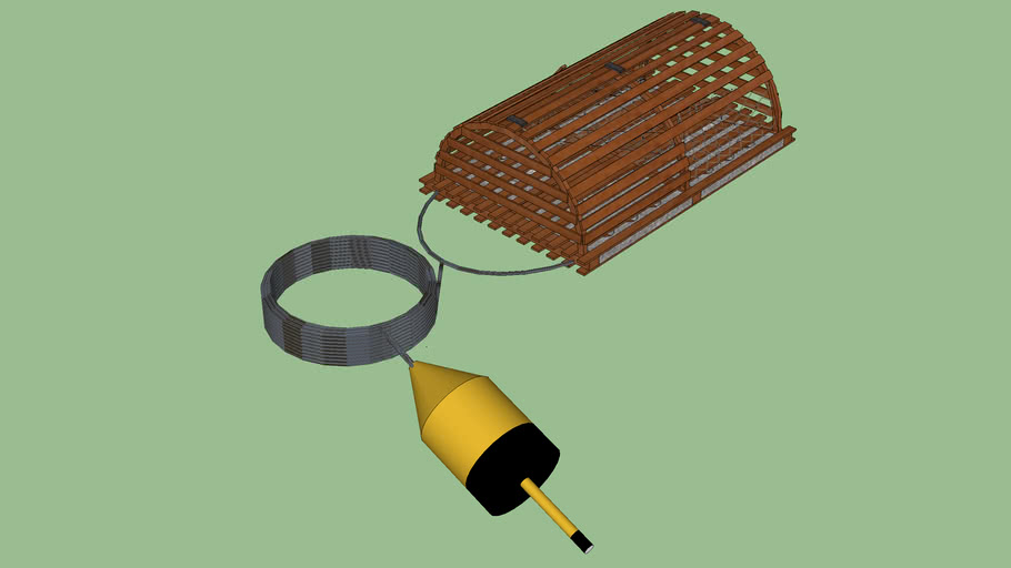 Wooden Lobster Trap | 3D Warehouse