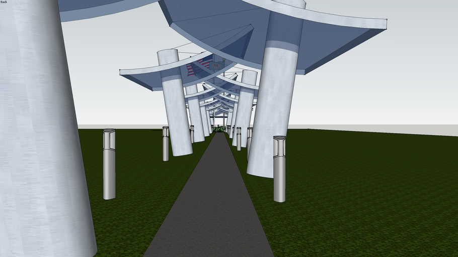 Sidewalk Canopy | 3D Warehouse