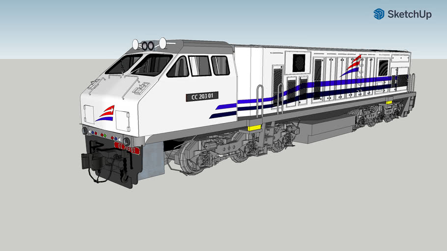 Indonesian Railway CC 203 | 3D Warehouse
