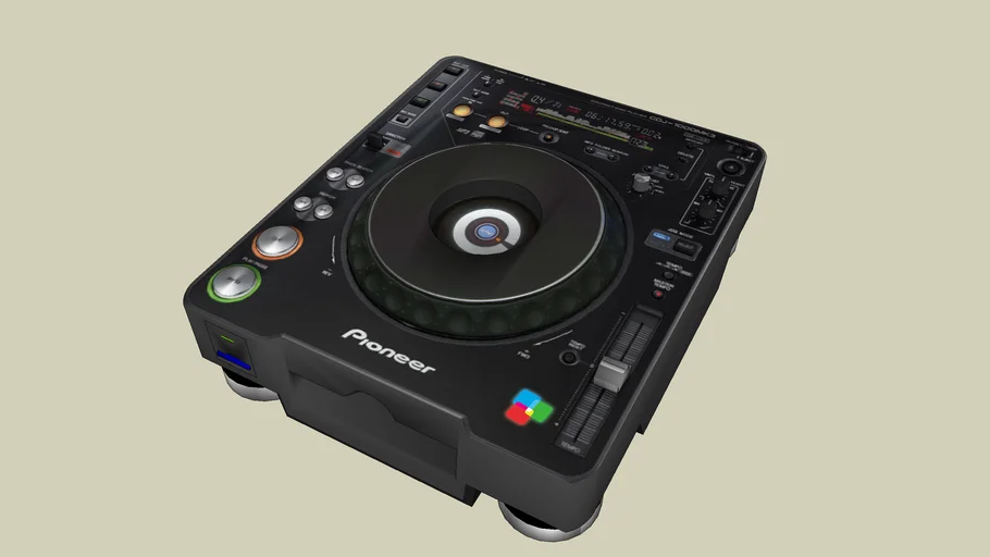 Pioneer CDJ 1000 MK3 | 3D Warehouse