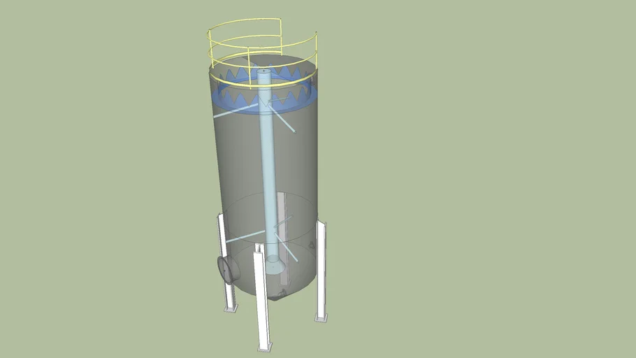 Settling Tank (Clarifier) | 3D Warehouse