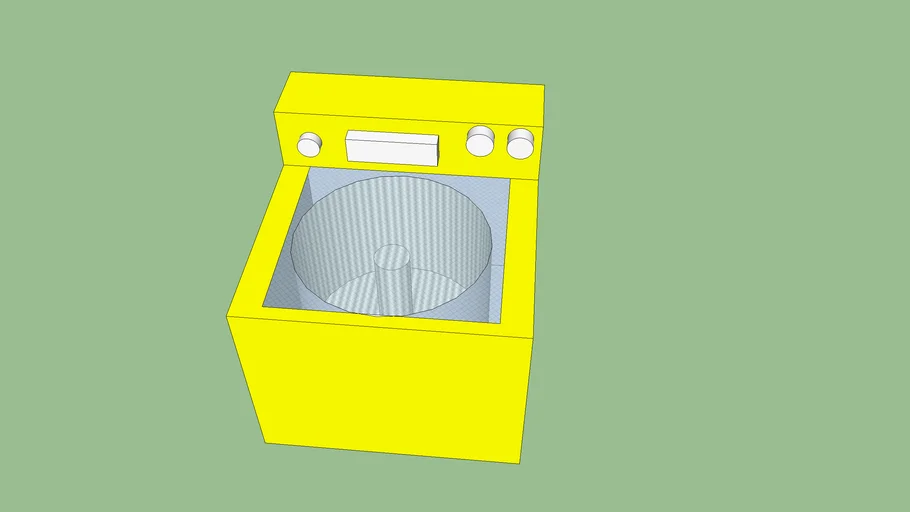 top load 10.5kg cap. automatic washing machine | 3D Warehouse