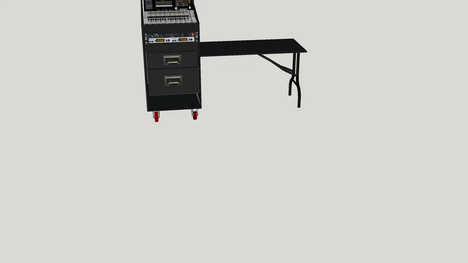 FOH Rack for Yamaha TF1 | 3D Warehouse