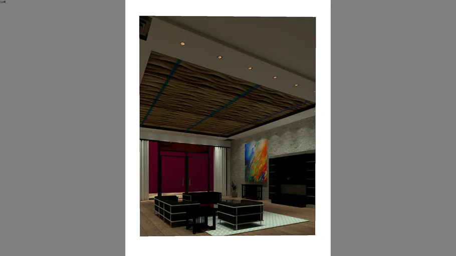 Luxury Furnished Interior | 3D Warehouse