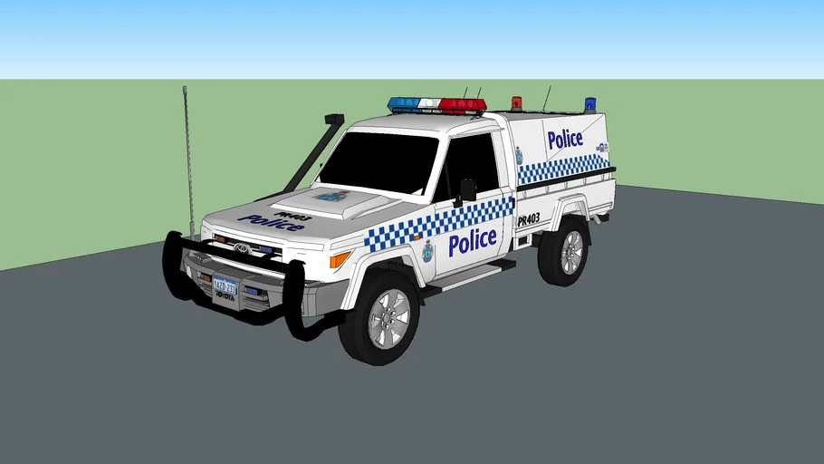 Western Australia Police - Landcruiser Rural Wagon | 3D Warehouse