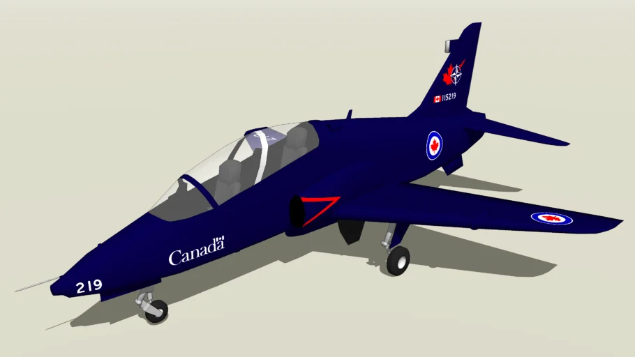 BAE Hawk 115 Canada Forces CT-155 | 3D Warehouse