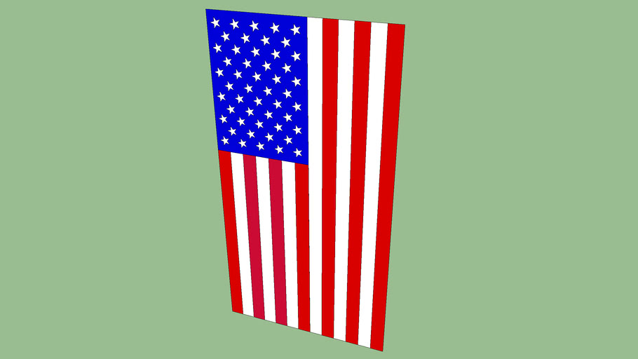 olivias amazing american flag | 3D Warehouse