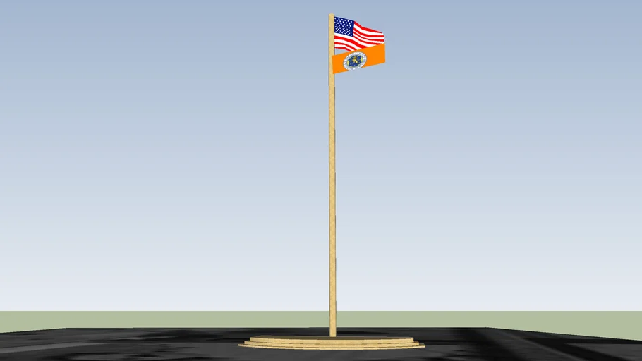 Flag Pole | 3D Warehouse