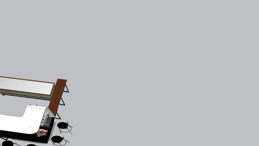 bar counter | 3D Warehouse