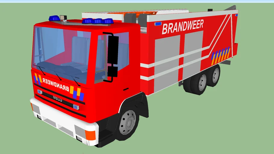 Belgian Fire Rescue Truck (Brandweer) | 3D Warehouse