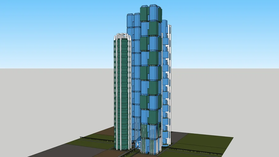 Alpha Cube World -- Futuristic Buildings Part 4 (Vertical City) | 3D ...