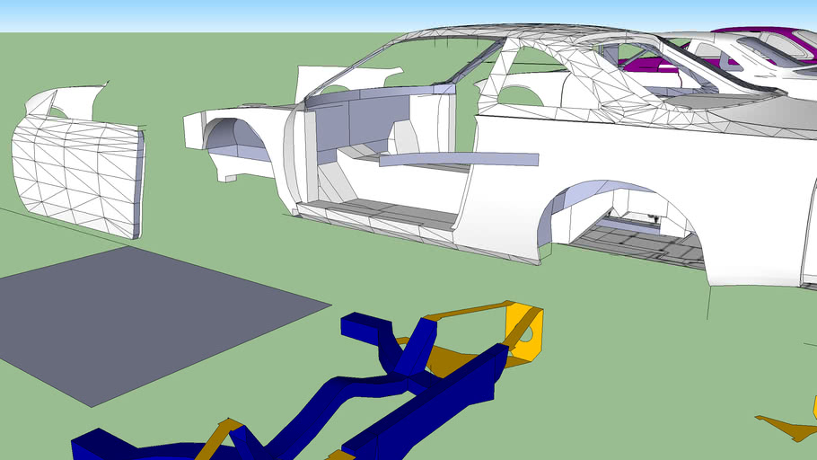 Nissan Silvia S14 Body | 3D Warehouse