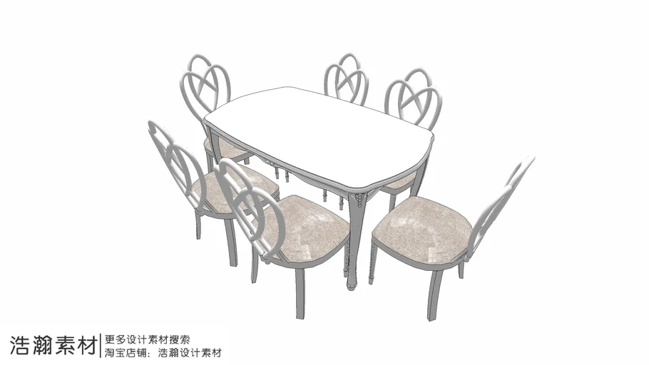 table set | 3D Warehouse