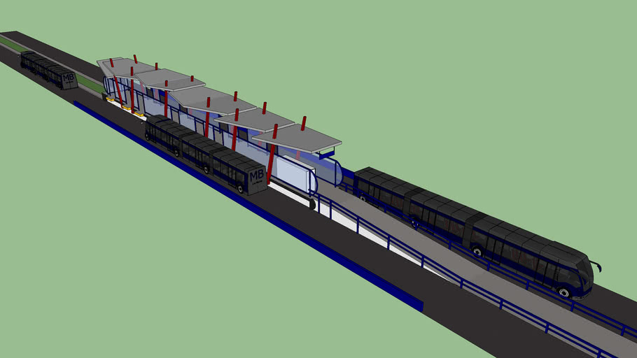 estacion de metrobus | 3D Warehouse