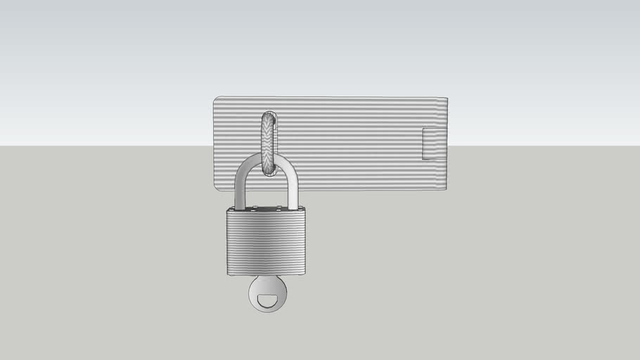 STEEL DOOR LOCK | 3D Warehouse