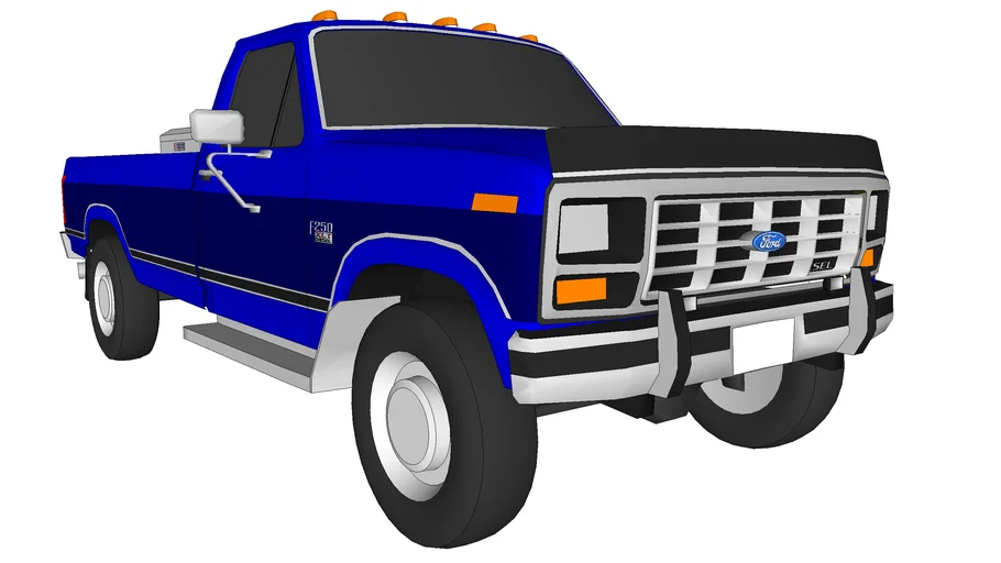 86 Ford 6.9 Diesel | 3D Warehouse