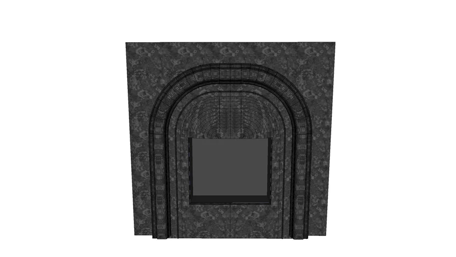 Valor Portrait 530 Fireplace with 549 Windsor Arch Front | 3D Warehouse