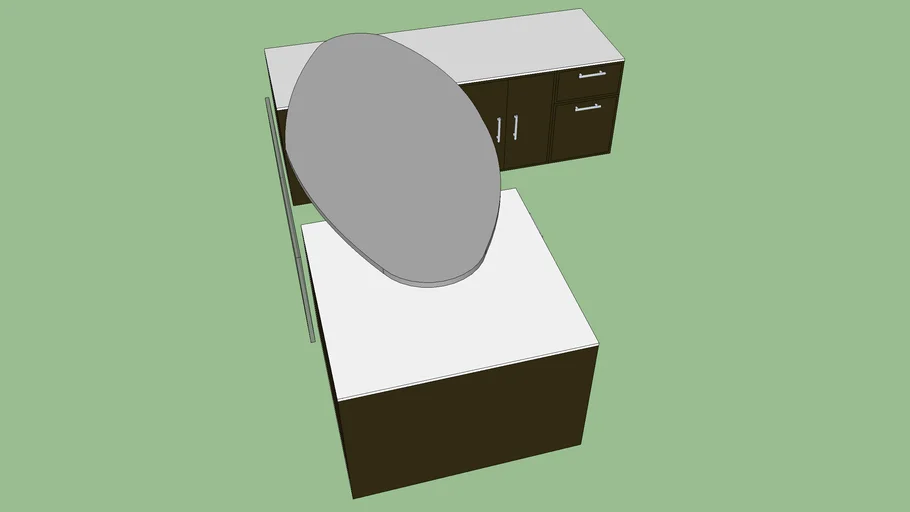 office desk | 3D Warehouse