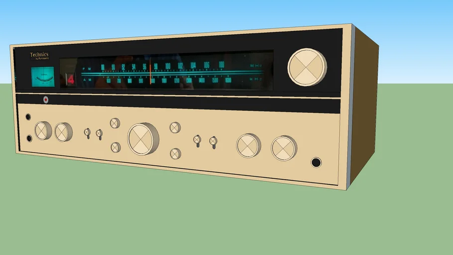 Technics SA 5600x stereo receiver | 3D Warehouse