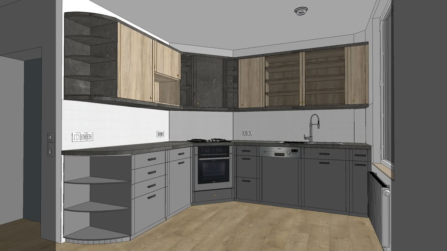 classic kitchen | 3D Warehouse